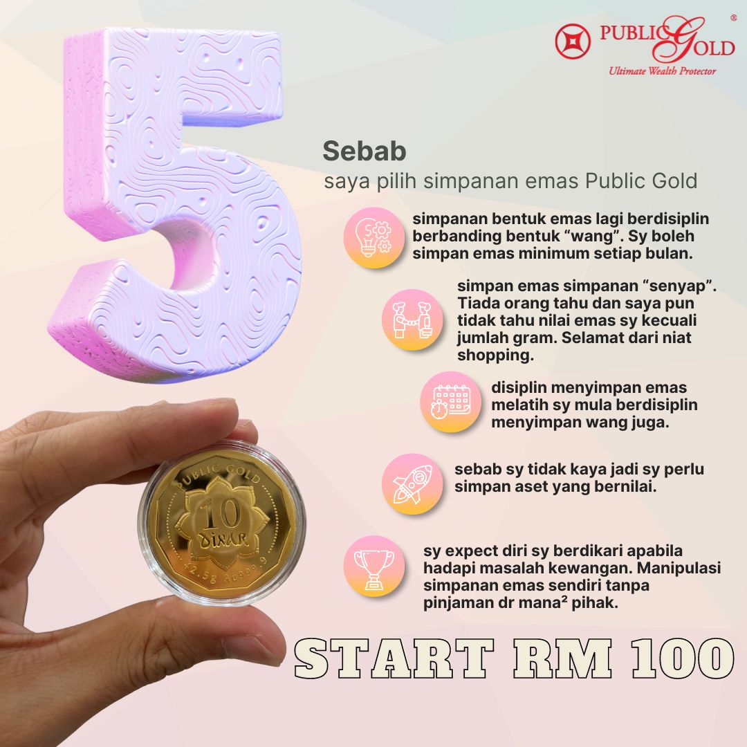 5 Sebab Simpan Emas di Public Gold – Menang Emas